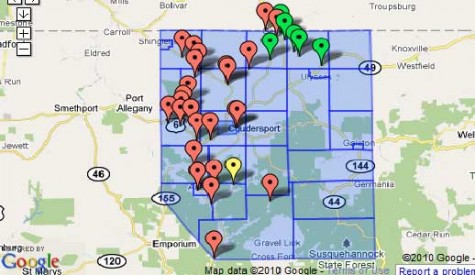 Google Map of Road Closings, Shelters Available - Coudy News